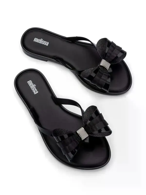 Melissa Bow Detail Flat Sandals