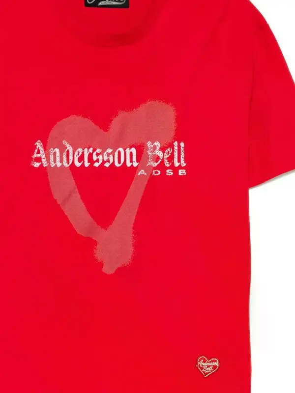 Andersson Bell Heart Motif T-shirt