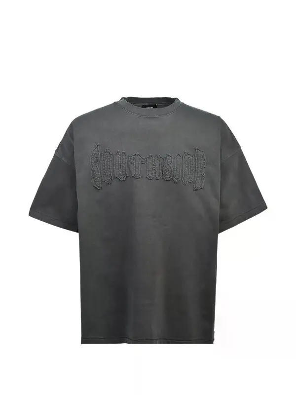 BREATH Distressed-patchwork T-shirt