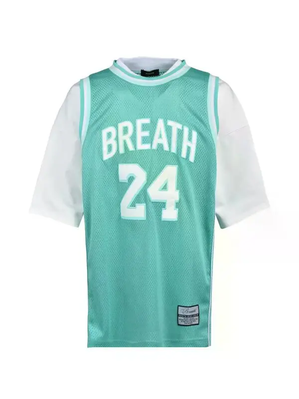 BREATH Mesh-layered T-shirt