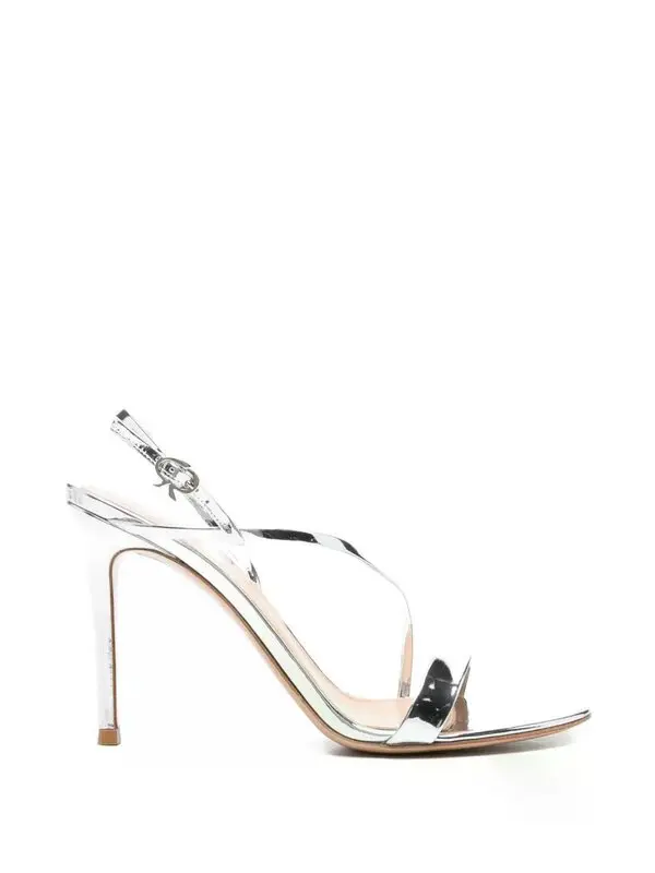 GIANVITO ROSSI Manhattan Sandals - Silver