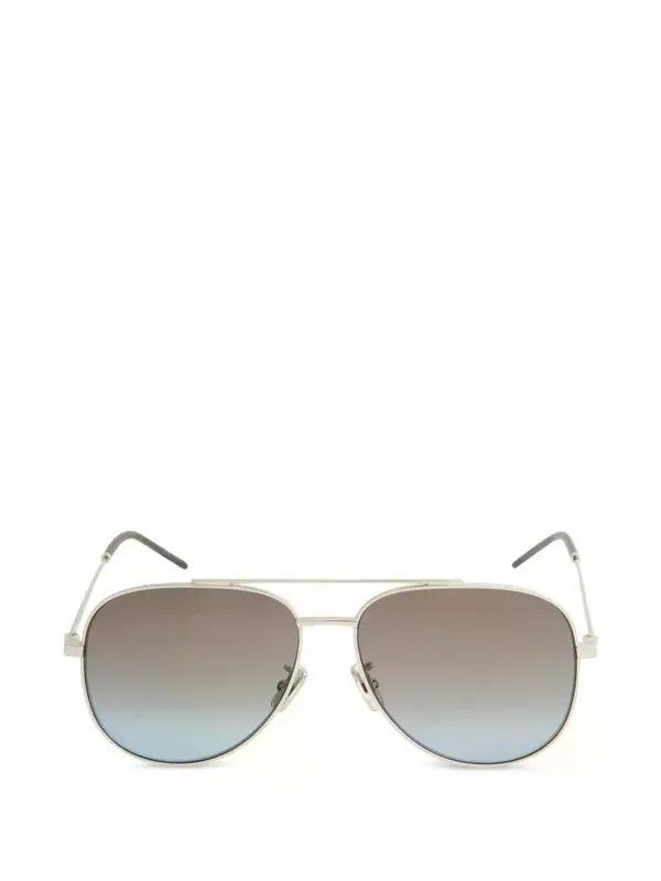 Givenchy City Pilot-frame Sunglasses - Silver