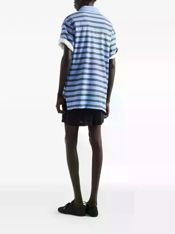 Prada Garment-dyed Cotton Polo Shirt