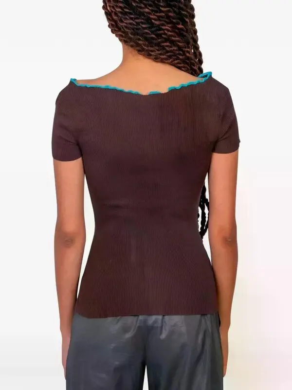 Paloma Wool Ribbed Knit Top