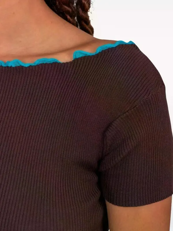 Paloma Wool Ribbed Knit Top