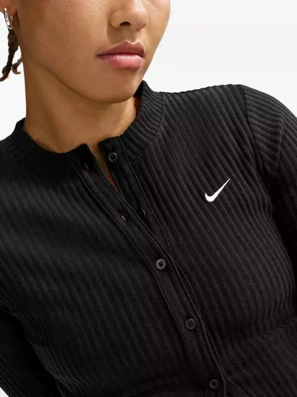 Nike Chill Ribbed-knit Cardigan
