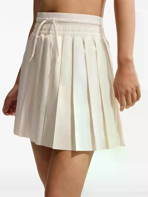 Nike Pleated Logo Detail Mini Skirt