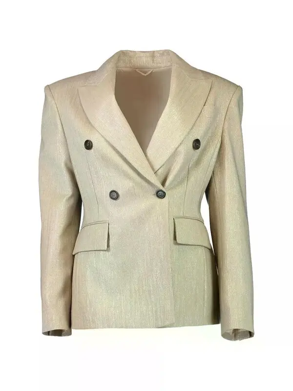 Brunello Cucinelli Sparkling Double-breasted Blazer