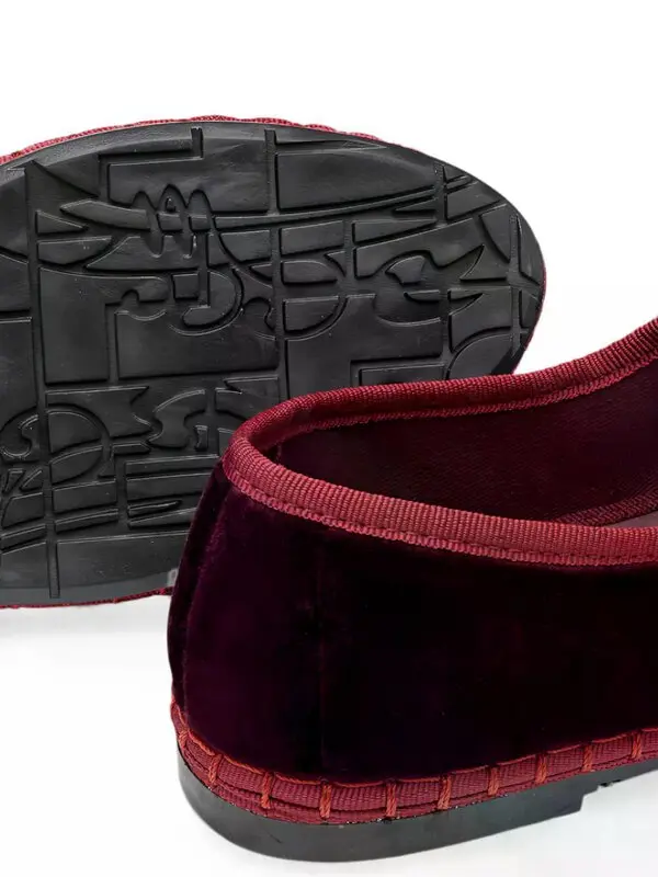 FLABELUS Velvet Ballet Flats