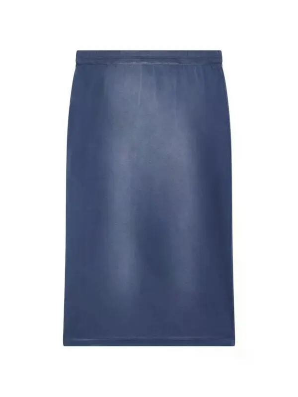 Acne Studios Logo-print Drawstring Midi Skirt