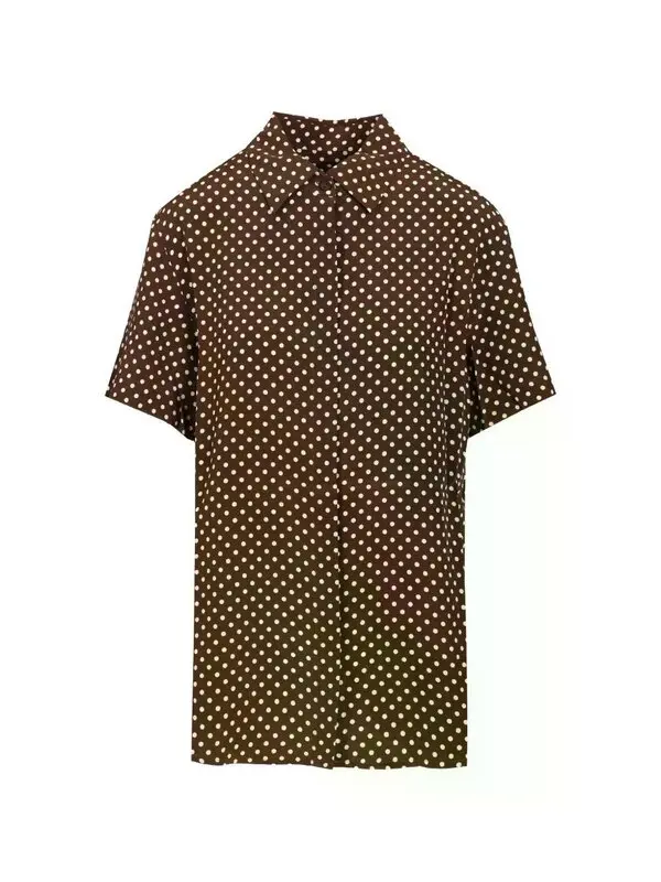 Matteau Short-sleeve Polka-dot Shirt