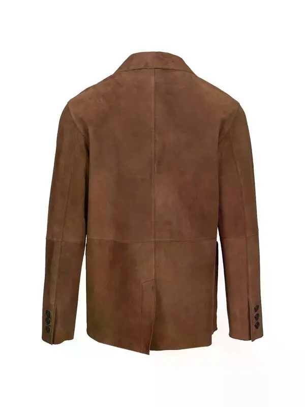 AL DUCA D’AOSTA 1902 Single-breasted Suede Blazer