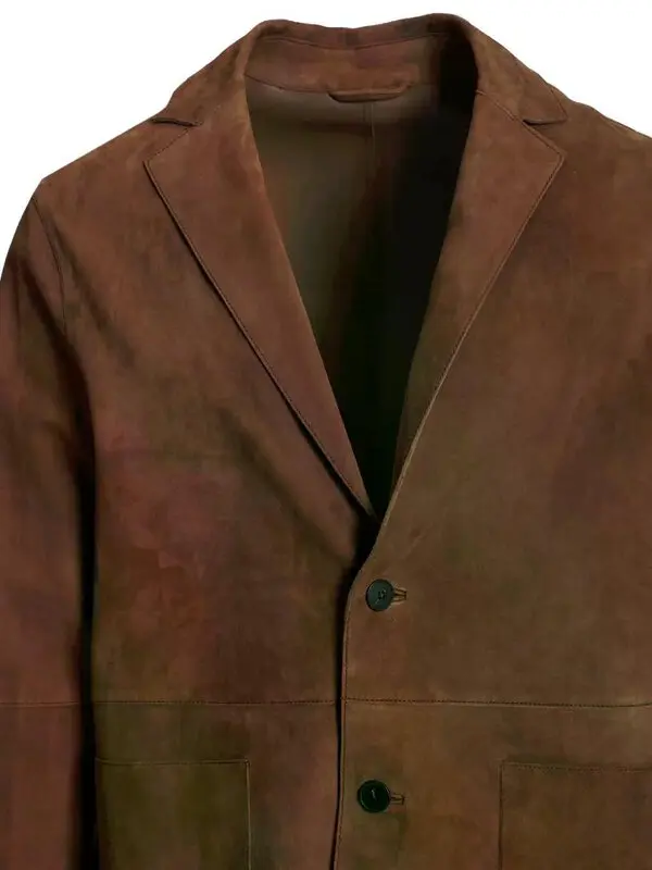 AL DUCA D’AOSTA 1902 Single-breasted Suede Blazer
