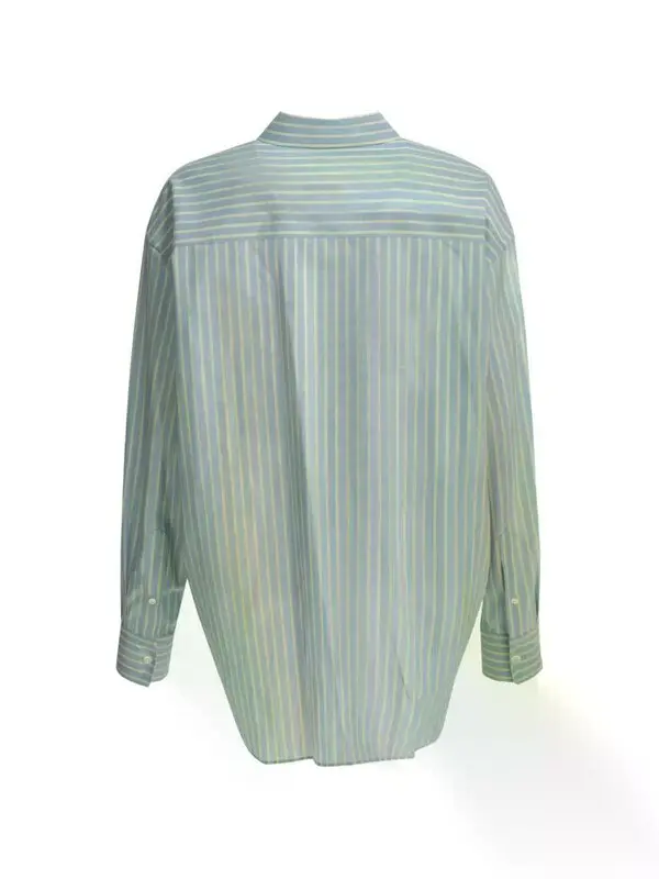 Auralee Striped Wool Shirt