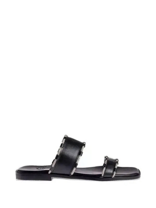 MARIETTA CHROUSALA Archontia Crystal-embellished Sandals - Black
