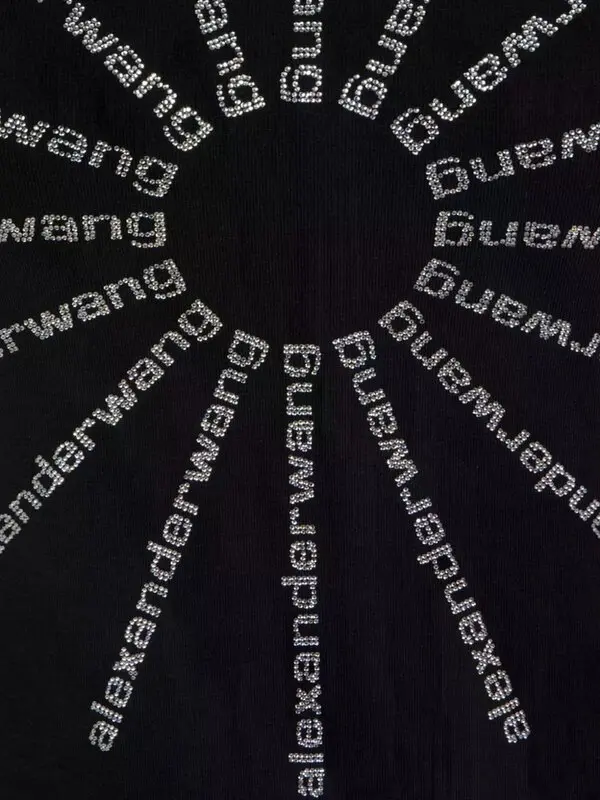 Alexander Wang Crystal Embellishment T-shirt