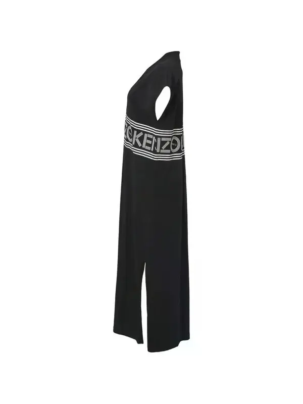 Kenzo V-neck Logo Dress
