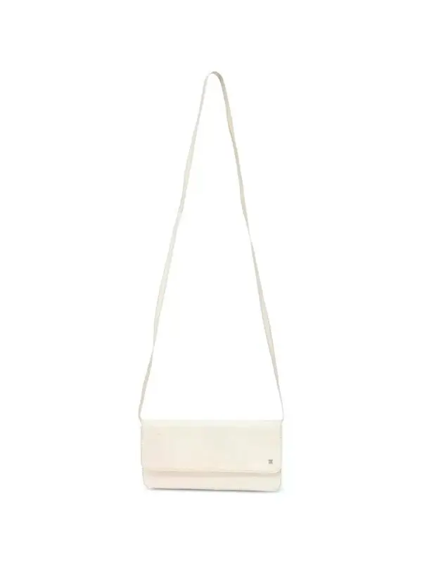 Celine Logo Embossed Crossbody Bag