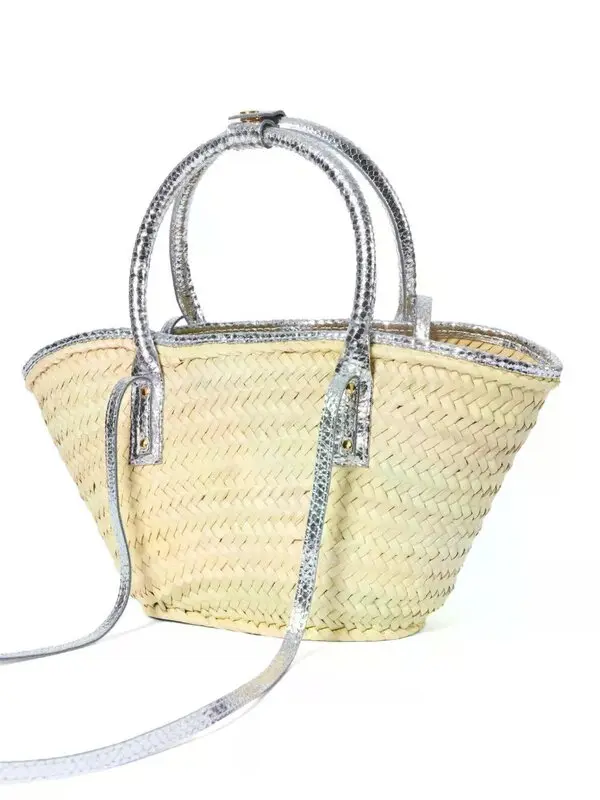 Jacquemus Le Petit Panier Soli Woven Tote Bag