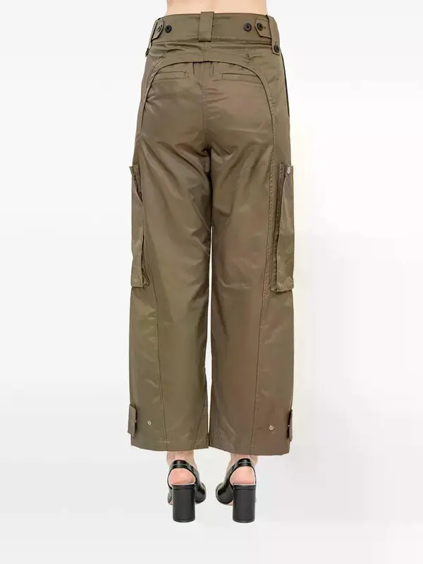 Andersson Bell Khaki Panelled Cargo Pants