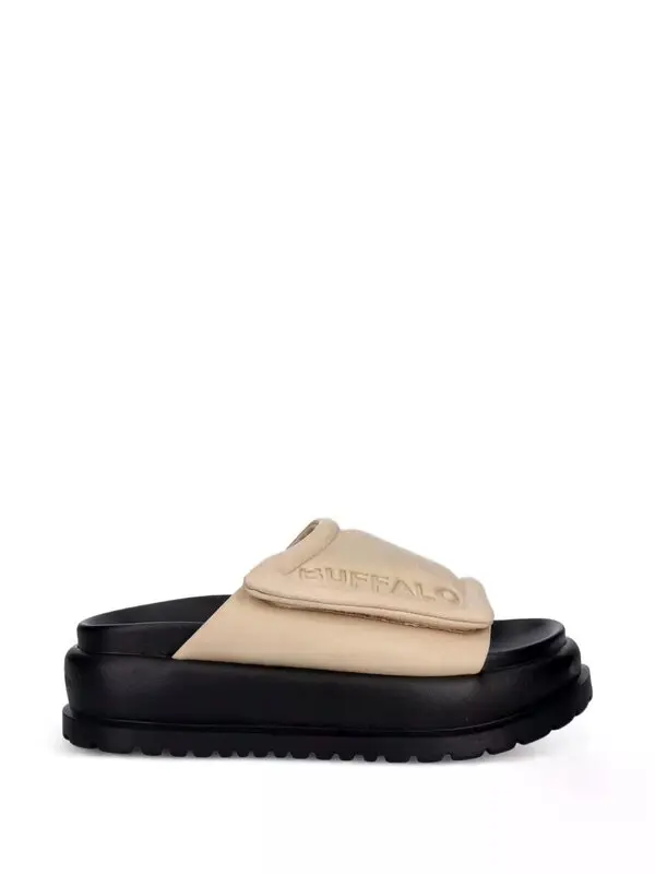 BUFFALO Logo-debossed Touch-strap Sandals