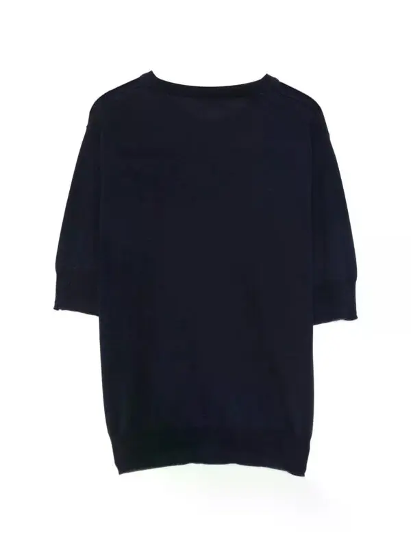 KANGRA Crew Neck Short Sleeve Sweater