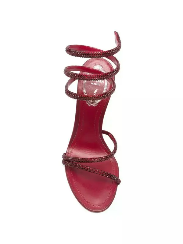 Rene Caovilla Margot Embellished Stiletto Sandals