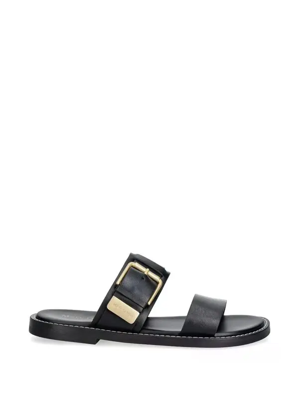 Marc O'polo Leather Sandals With Buckle Detail