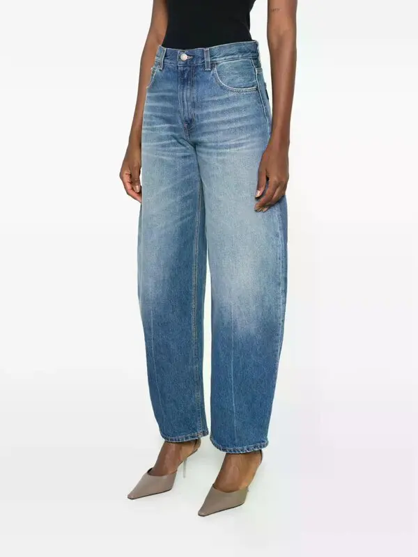 HAIKURE Bibi Barrel-leg Jeans - Blue