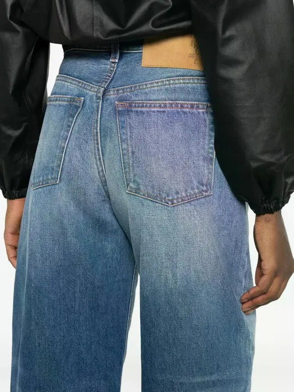 HAIKURE Bibi Barrel-leg Jeans - Blue