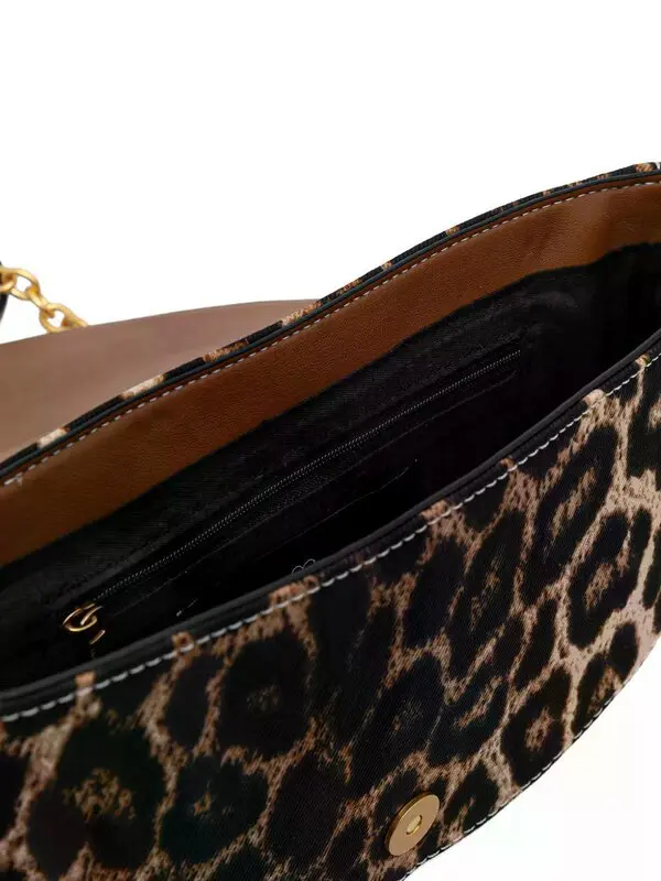 Lola Casademunt Leopard-print Logo-plaque Tote Bag