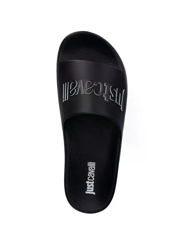 Just Cavalli Logo-embossed Slides