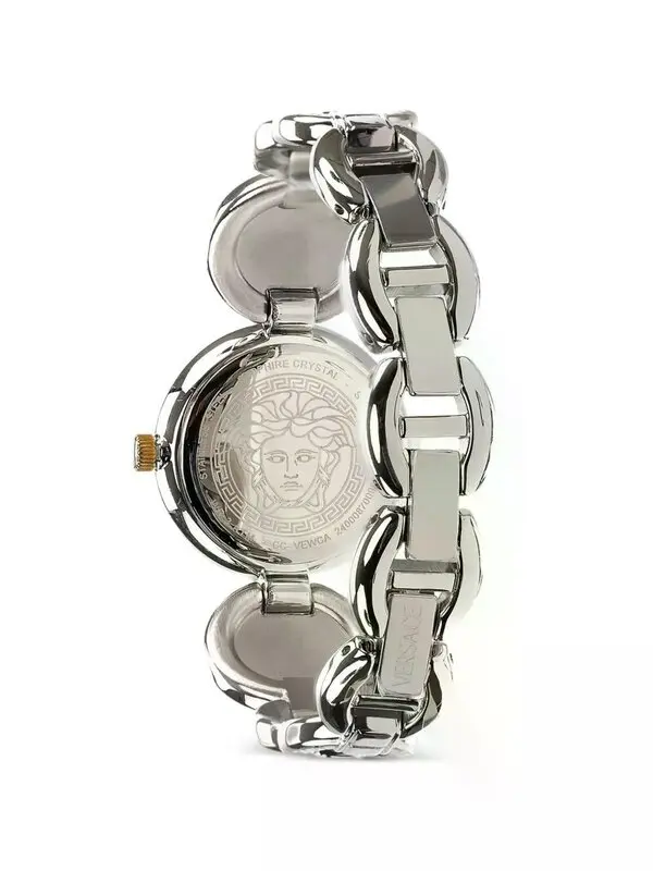 Versace Greca Medusa 28mm Watch - Silver