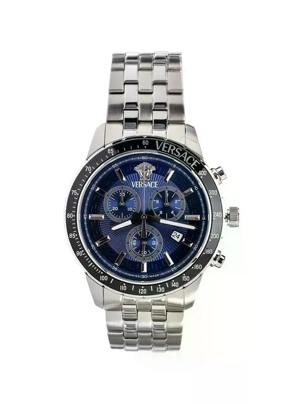 Versace Sport Chrono 44mm Watch - Blue