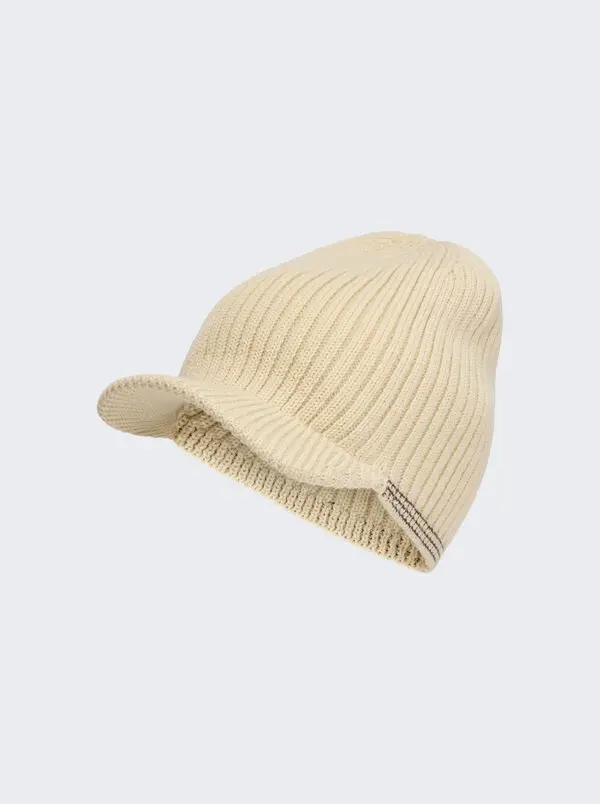 Adidas Y-3 X Wales Bonner Beanie Cap Cream - Off White