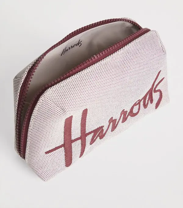 Harrods Logo Cosmetic Bag - Neutral