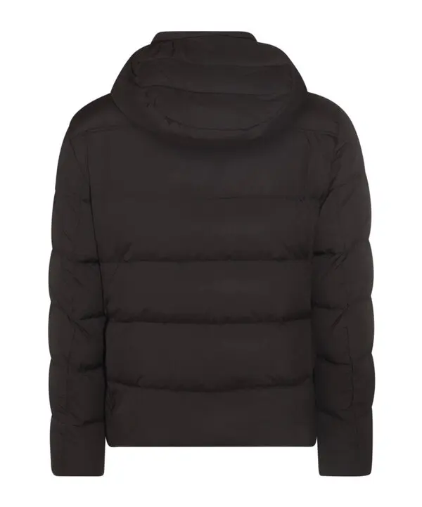MOORER Quilted Hooded Down Jacket
