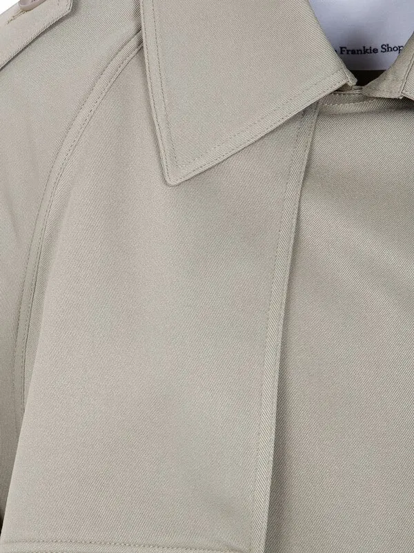 THE FRANKIE SHOP Elva Fluid Short Trench Coat