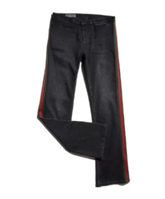 Gucci Side Stripe Flared Jeans