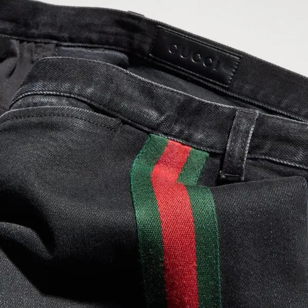 Gucci Side Stripe Flared Jeans