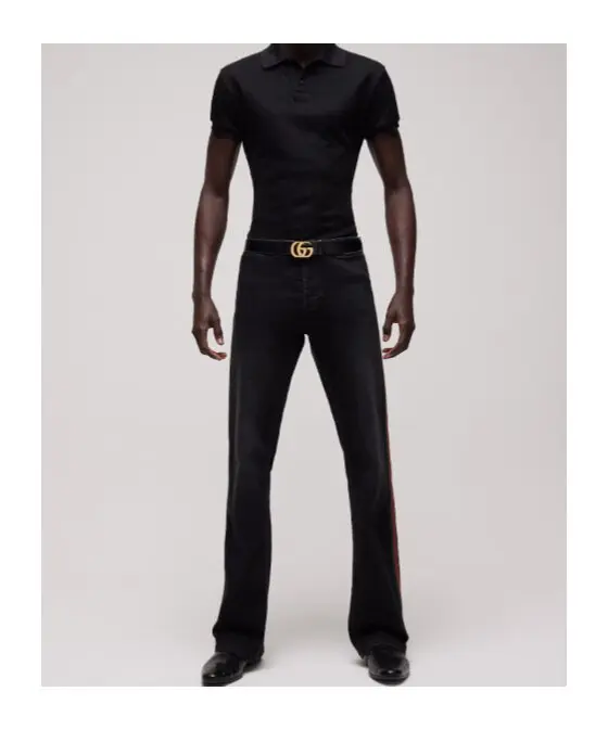 Gucci Side Stripe Flared Jeans