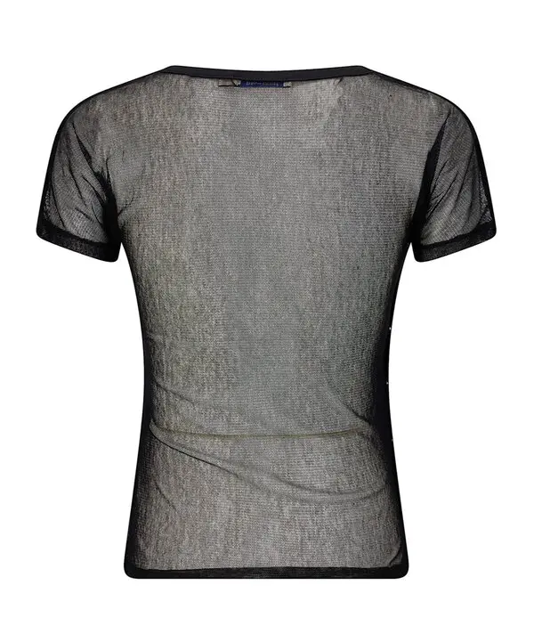 Paloma Wool Olimpia Mesh T-shirt - Black