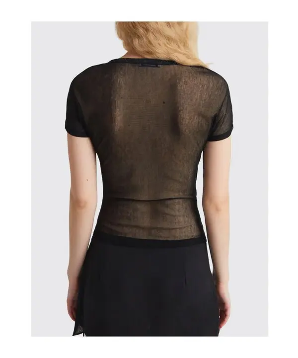 Paloma Wool Olimpia Mesh T-shirt - Black