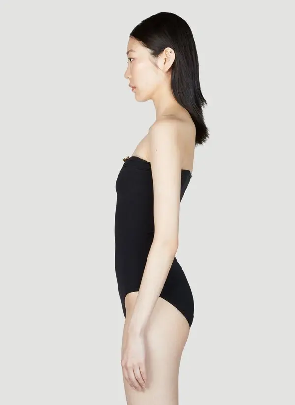 Bottega Veneta Off-the-shoulder Hollow Swimsuit