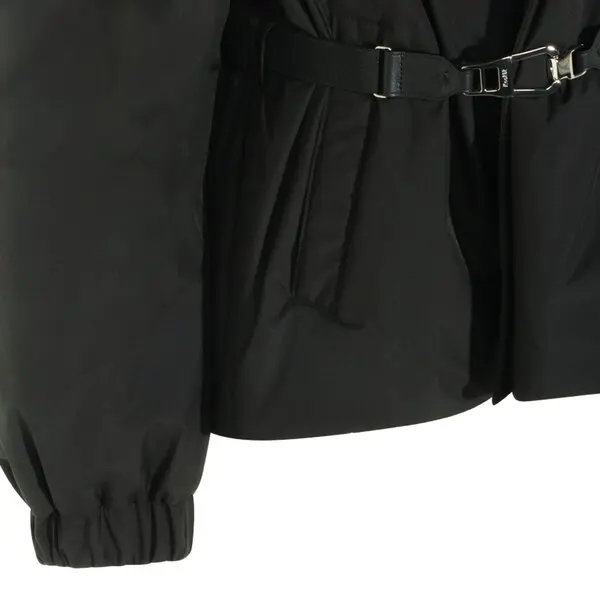 MOORER Belted High-neck Jacket