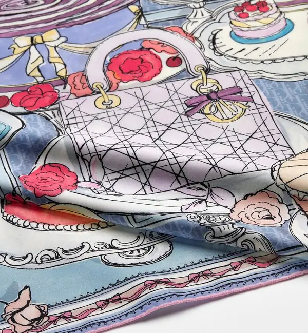 Dior Cakes 90 Square Scarf