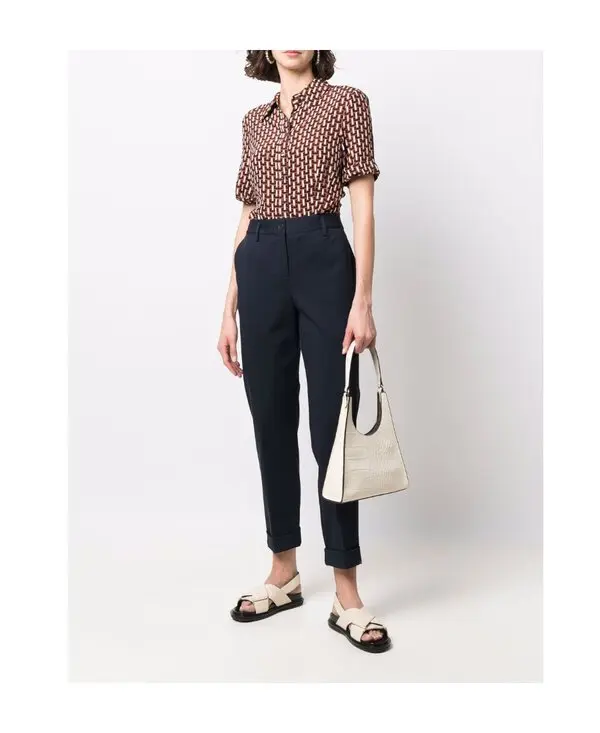 P.a.r.o.s.h High-waisted Tailored Trousers - Black