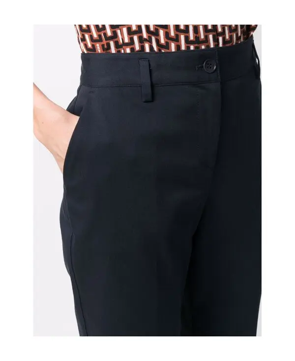 P.a.r.o.s.h High-waisted Tailored Trousers - Black