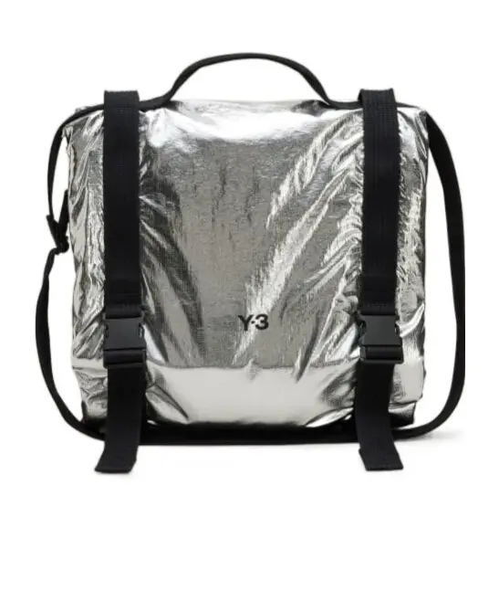 Y3 Logo Beach Towel Bag - Silver