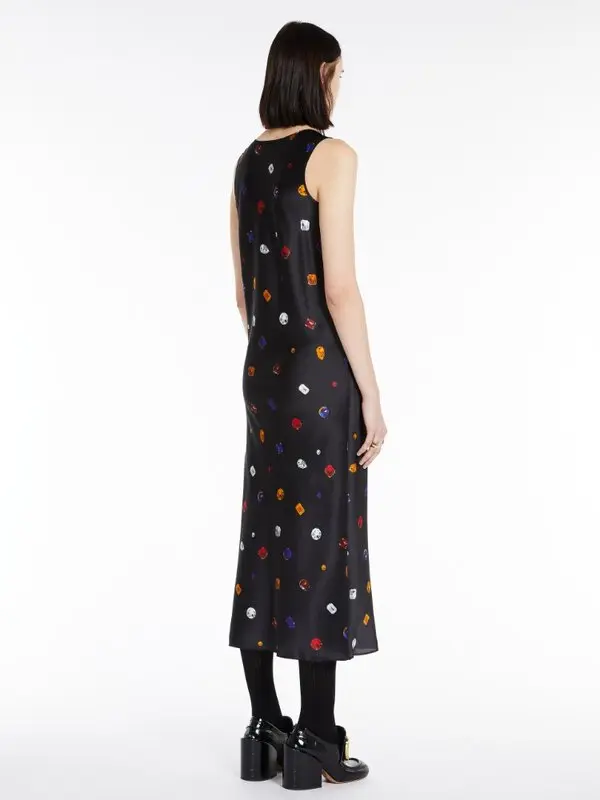 Sportmax Sleeveless Gemstone Print Dress